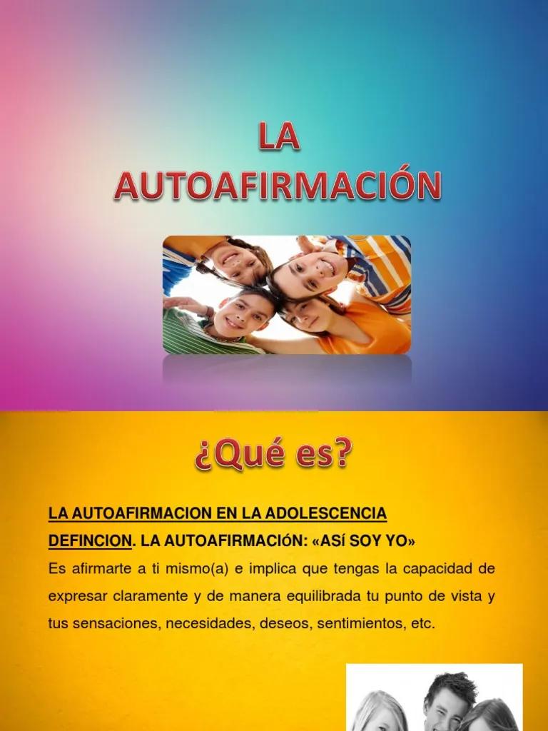 Autoafirmación en psicología: mejora tu autoestima y bienestar ...